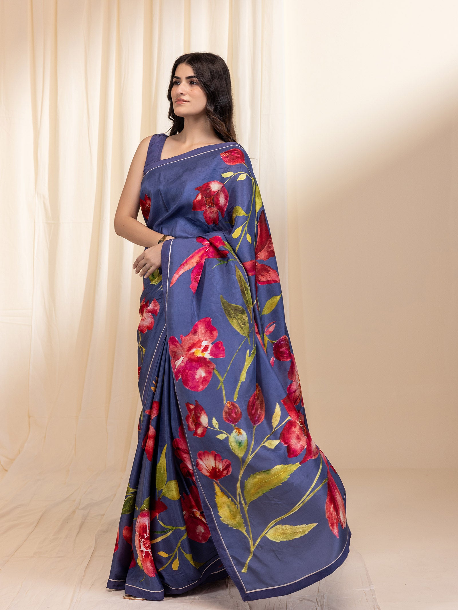Blue 2025 Silk Saree